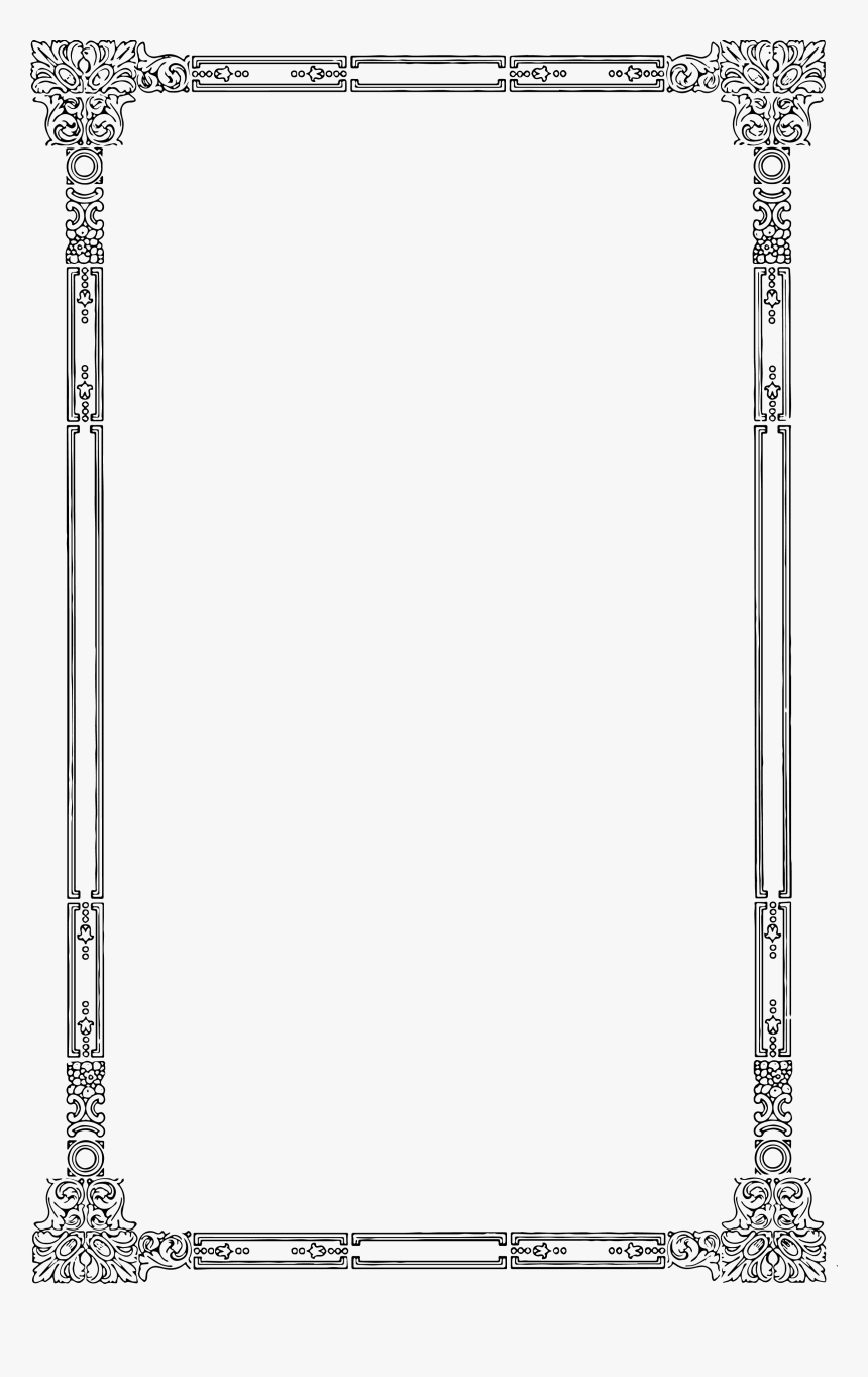 Fancy Rectangle Border Vector, HD Png Download , Transparent Png Image ...