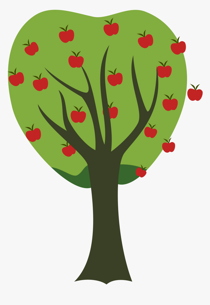Tree Clipart Shaped - My Little Pony Apple Tree, HD Png Download ...