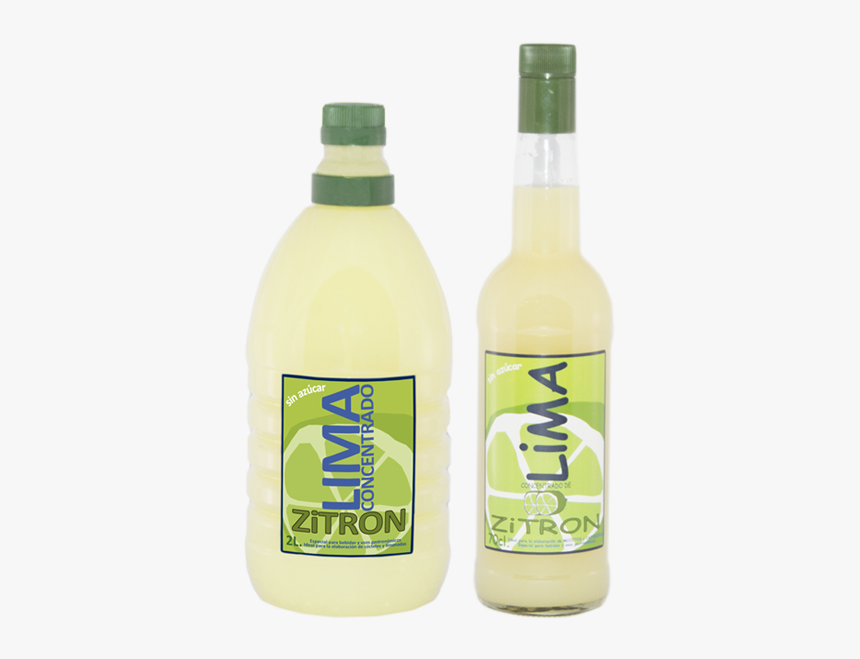 Limón Zitron - Glass Bottle, HD Png Download , Transparent Png Image ...