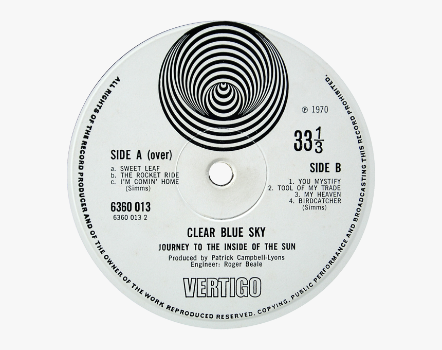 Black Sabbath Vertigo Label, HD Png Download , Transparent Png Image ...