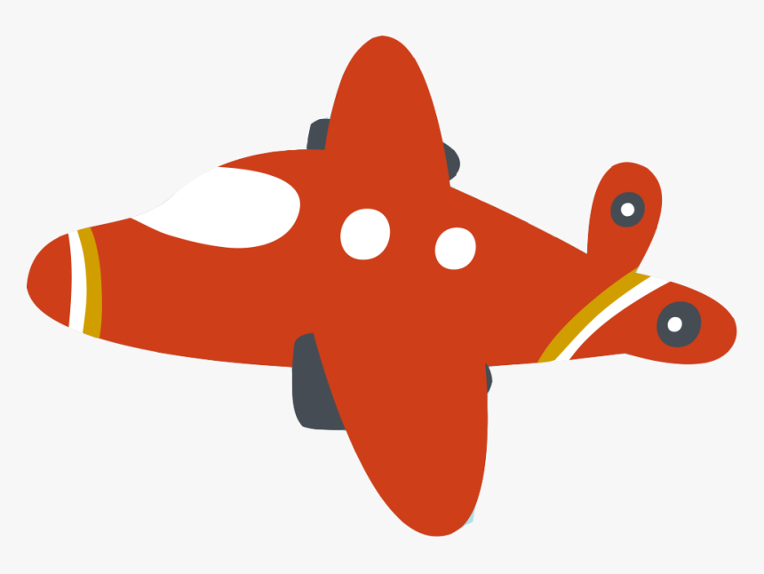 Plane Png Kids - Cute Airplane Vector Png, Transparent Png ...