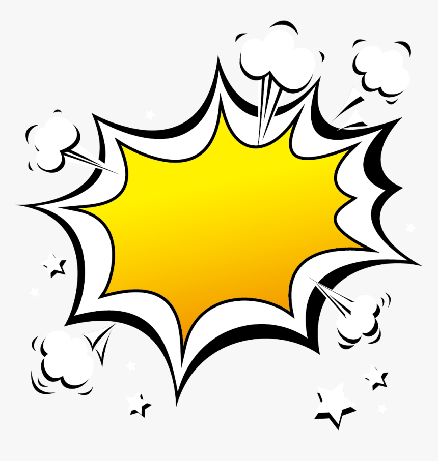 Explosion Comics Balloon Illustration Speech Effects - Comics Balloon ...