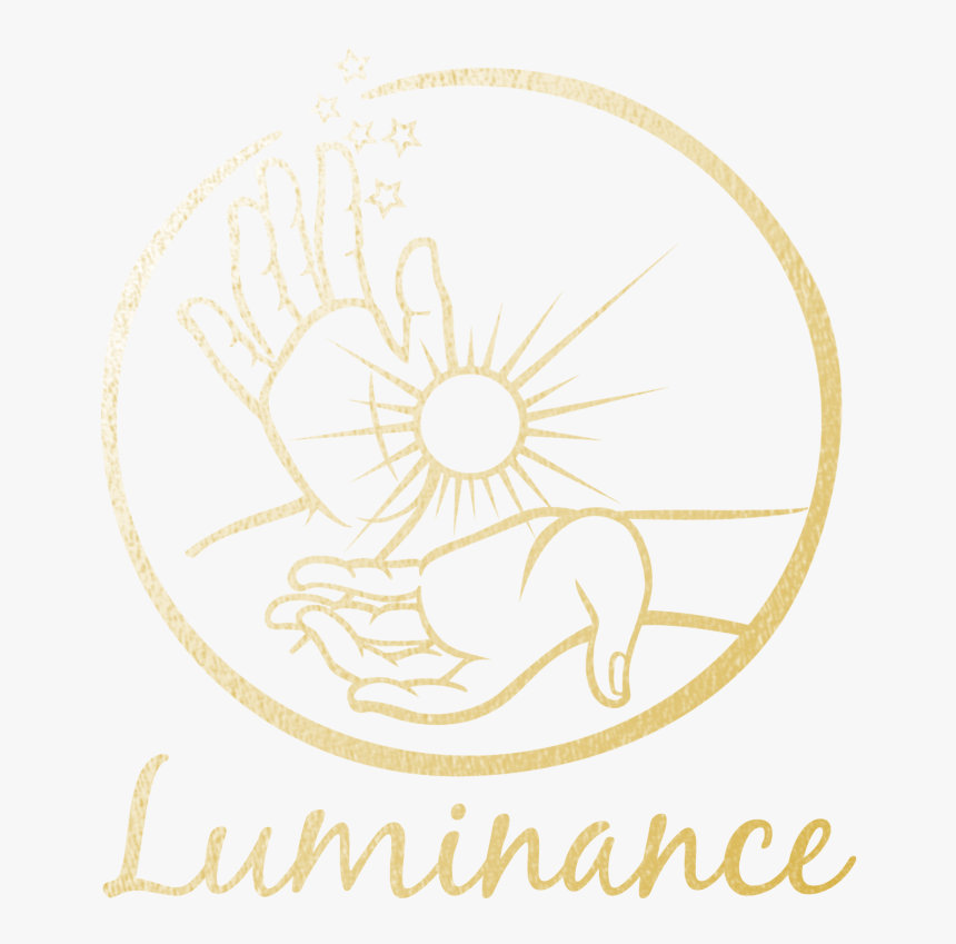 Luminance Logo Gold Graphic Text - Circle, HD Png Download ...