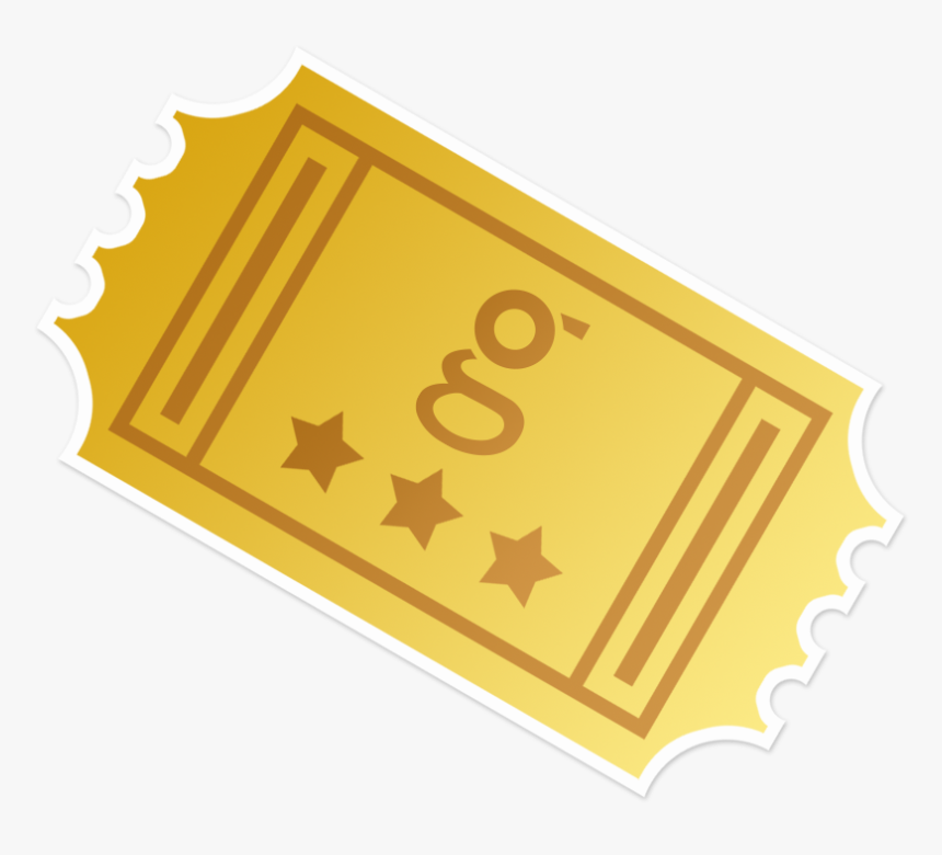 Golden Ticket Logo - Clip Art, HD Png Download , Transparent Png Image ...