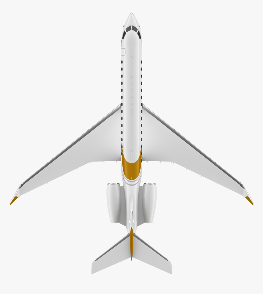 Global 7500 Top View - Bombardier 7000 Top View, HD Png Download ...