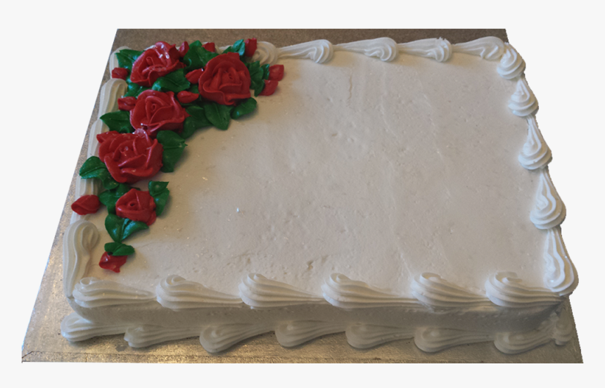 Transparent Red Roses Border Png - Red Rose Cake Rectangle, Png ...