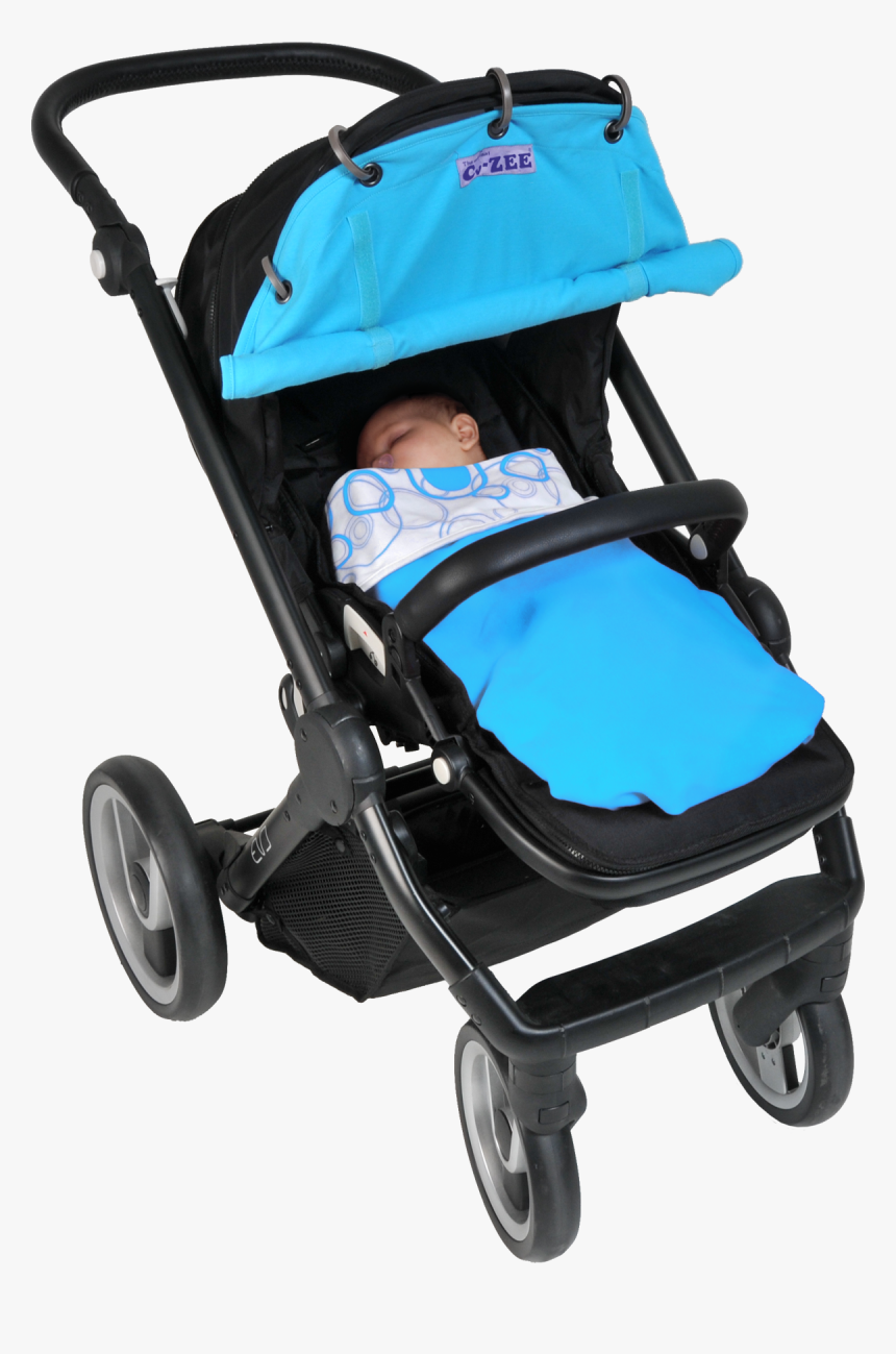 Blue Pram Baby Png Image, Transparent Png , Transparent Png Image - PNGitem