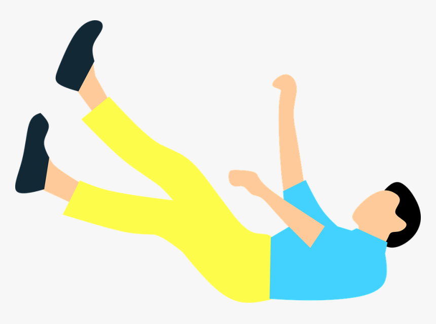 Falling, Man, Young, Vector, Air, HD Png Download , Transparent Png ...
