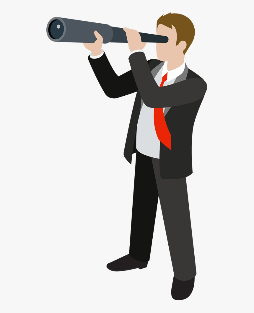 Looking Through Telescope Clipart