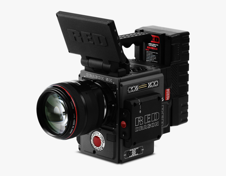 Transparent Professional Video Camera Png - Red Scarlet 5k, Png ...