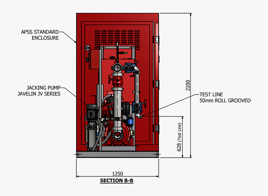Fire Hydrant Booster Pump Enclosure Front - Fire Hydrant Booster Doors ...
