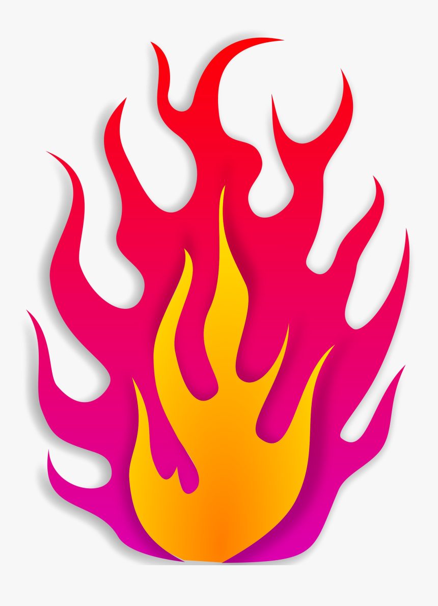 Flame Png Transparent Image - Pink Flames Clipart, Png Download ...