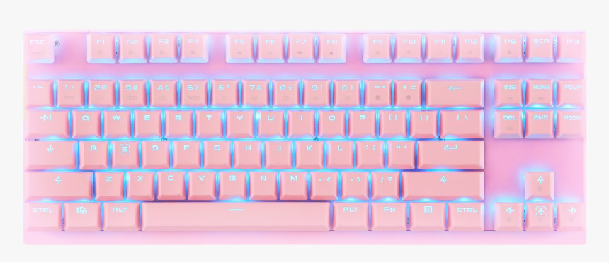 Pink Computer Keyboard, HD Png Download , Transparent Png Image - PNGitem