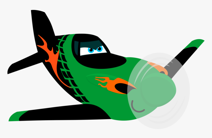 Transparent Disney Airplane Clipart - Propeller-driven Aircraft, HD Png ...