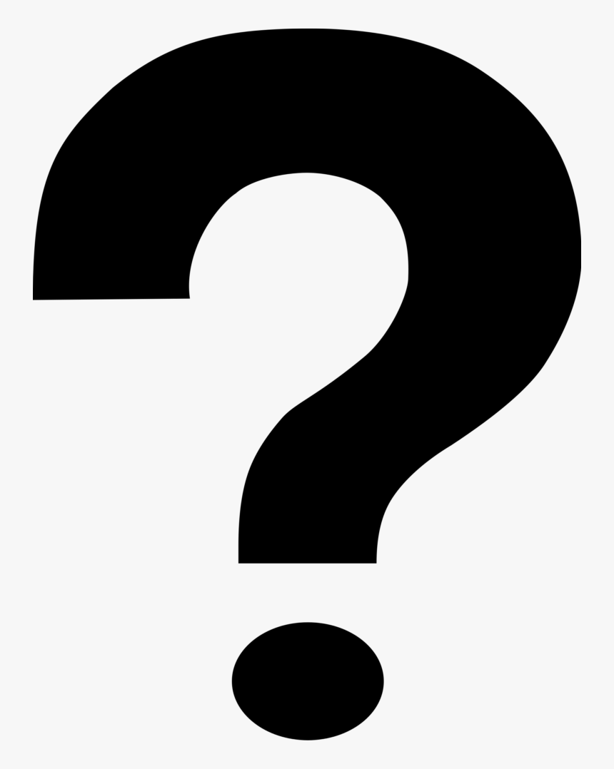 Question Mark Clip Art - Black Question Mark Png, Transparent Png ...