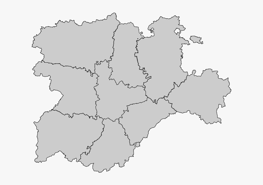 Mapa Base De Castilla Y León - Mapa Castilla Y Leon Png, Transparent ...