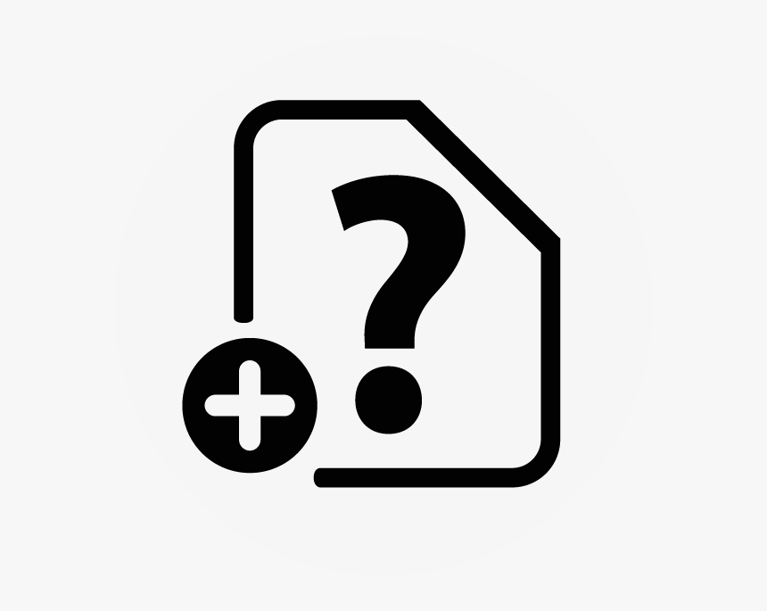 Add New Questions - Transparent Question Icon Png, Png Download ...