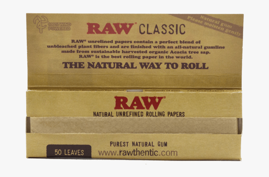 Raw Rolling Papers, HD Png Download , Transparent Png Image - PNGitem
