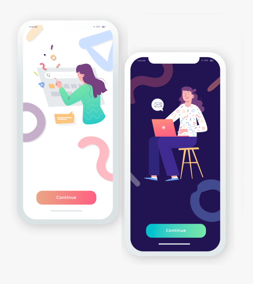 Customized App Development Services - Splash Screens Of Mobile, HD Png ...