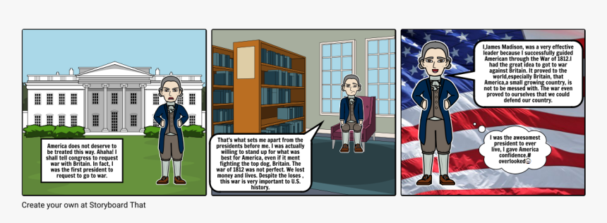 James Madison The Best President Comic, HD Png Download , Transparent ...