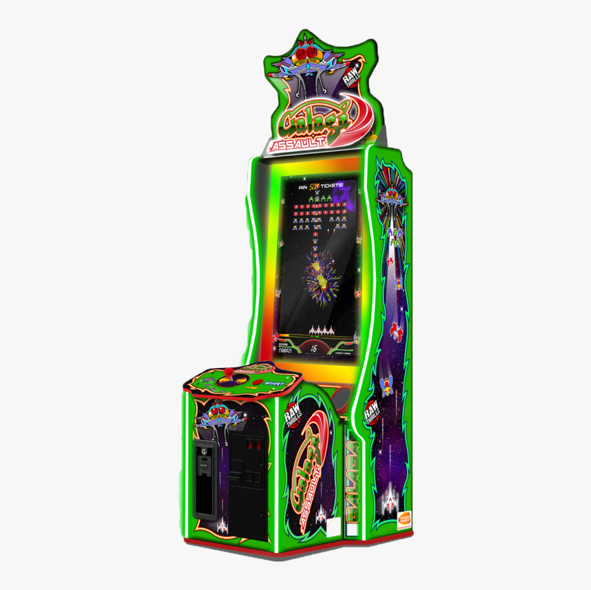 Original Galaga Arcade Machine, HD Png Download , Transparent Png Image ...