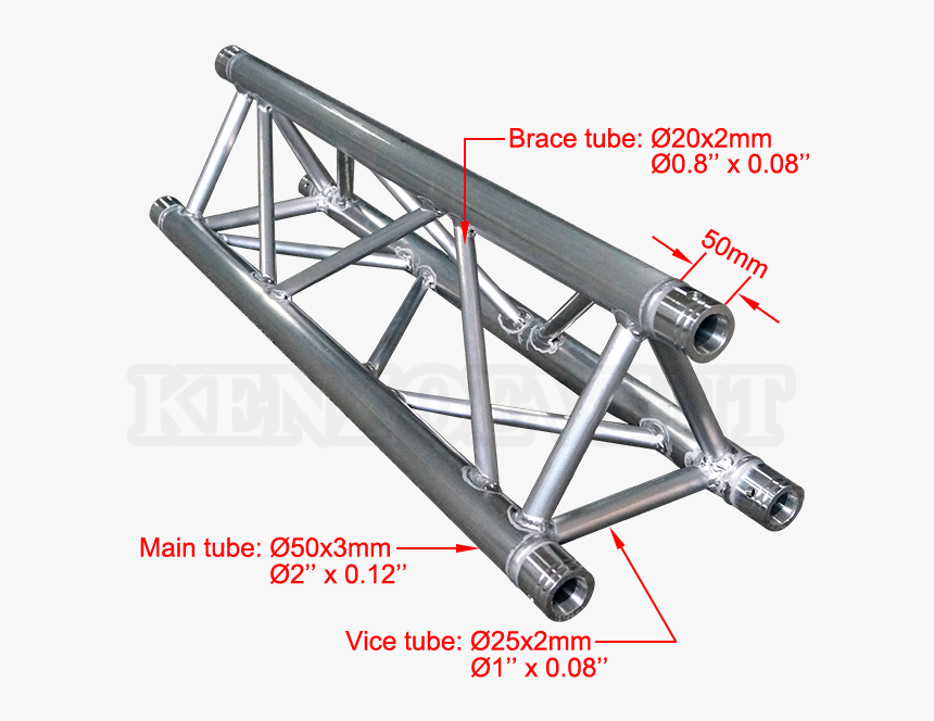 Aluminum Semi Circle Roof Truss Stage Truss - Bicycle Frame, HD Png ...