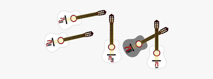 Vector Illustration Of Acoustic Guitar - Guitar Clip Art Borders, HD ...