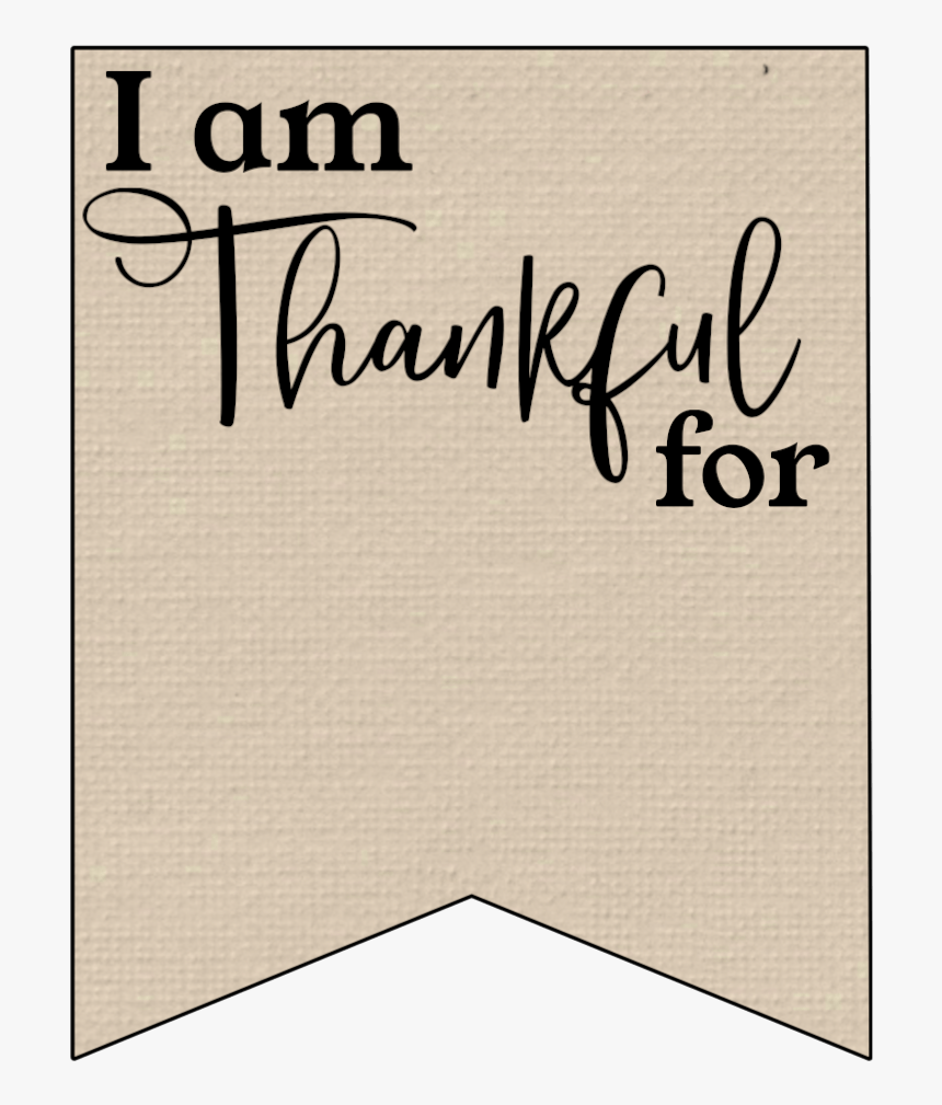 Thankful Banner Free Printable, HD Png Download , Transparent Png Image ...