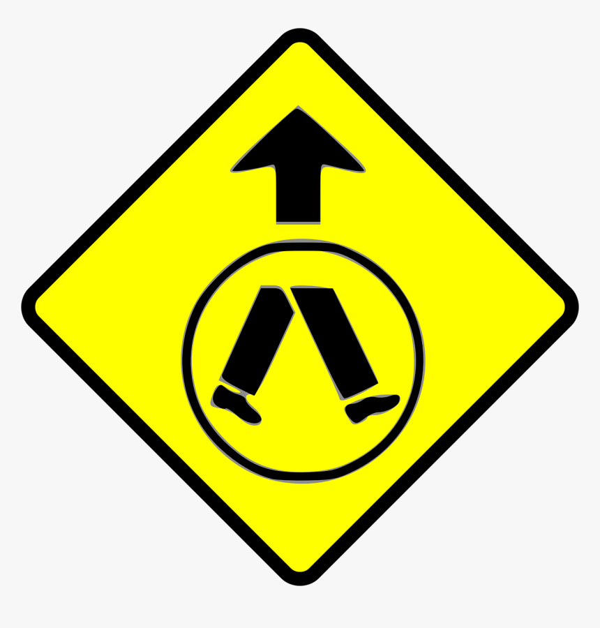 Pedestrian Crossing Sign Australia, HD Png Download , Transparent Png ...