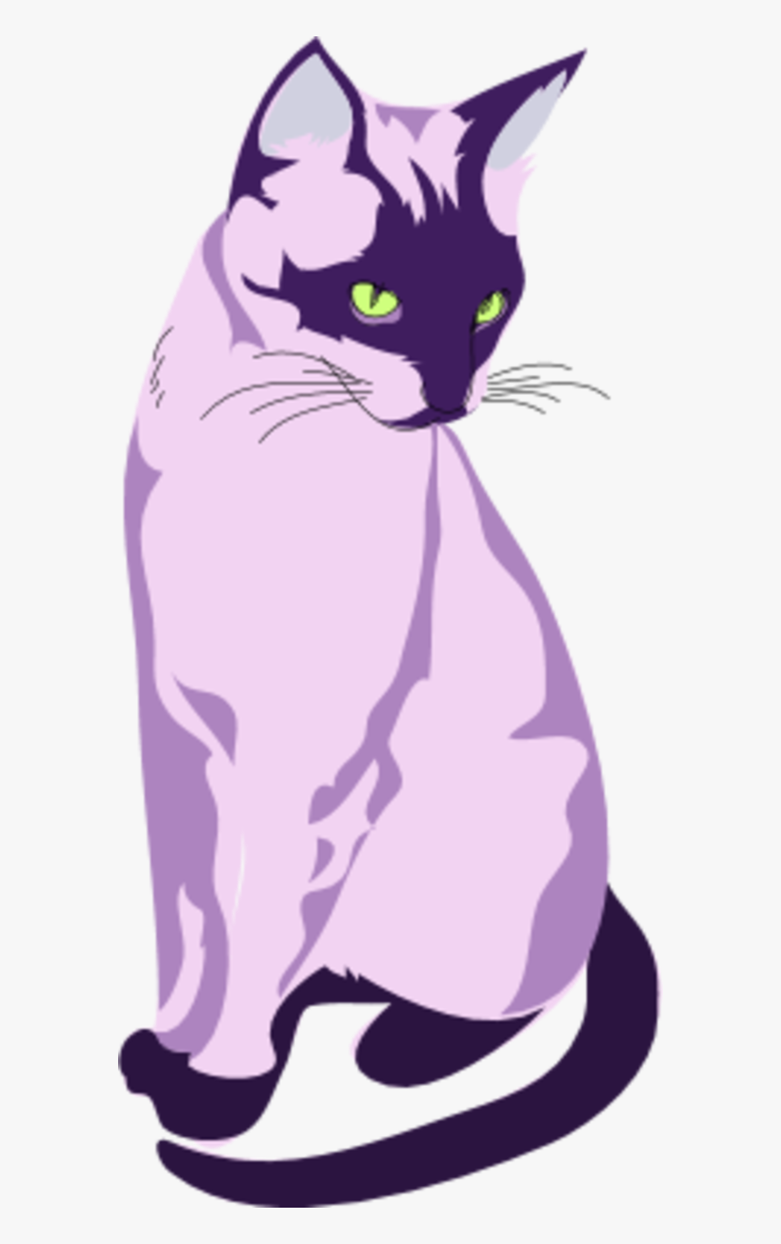 Vector Clip Art - Cat Clip Art Colored, HD Png Download , Transparent ...