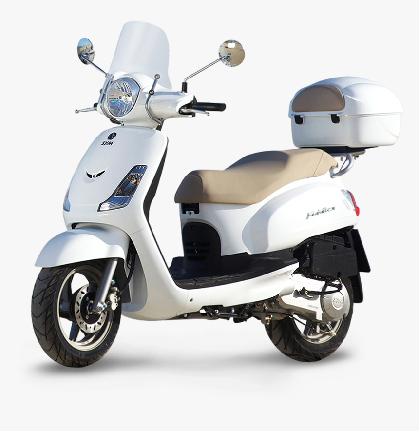 Sym Fiddle 125 Blanca, HD Png Download , Transparent Png Image - PNGitem