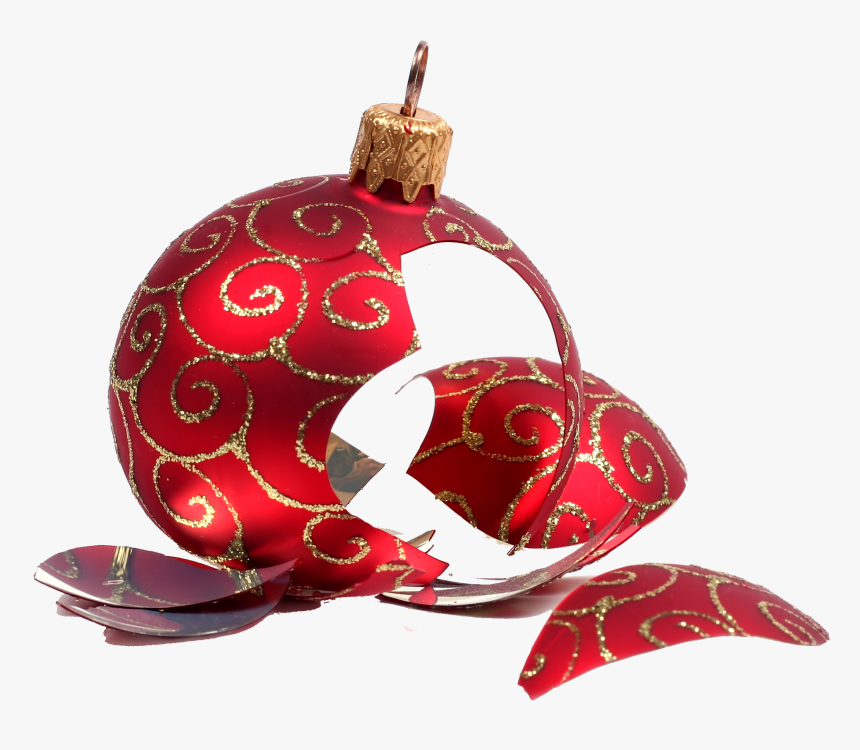 Broken Ornament , Png Download - Broken Christmas Ornament, Transparent ...