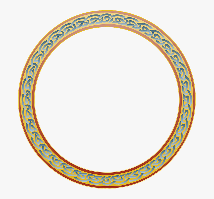 Celtic Knot Circle Border Free, HD Png Download , Transparent Png Image ...