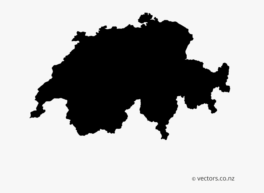 Switzerland Map Vector, HD Png Download , Transparent Png Image - PNGitem