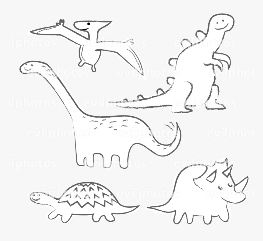 Dinosaur Drawing Vector And Stock Photo - Dinosaur Drawing, HD Png ...