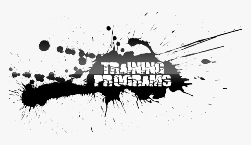 Training Programs Splash - Transparent Background Ink Splatter Png, Png ...