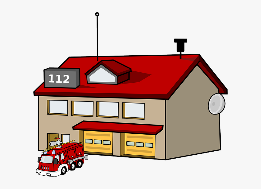 Fire Station Png Clipart, Transparent Png , Transparent Png Image - PNGitem