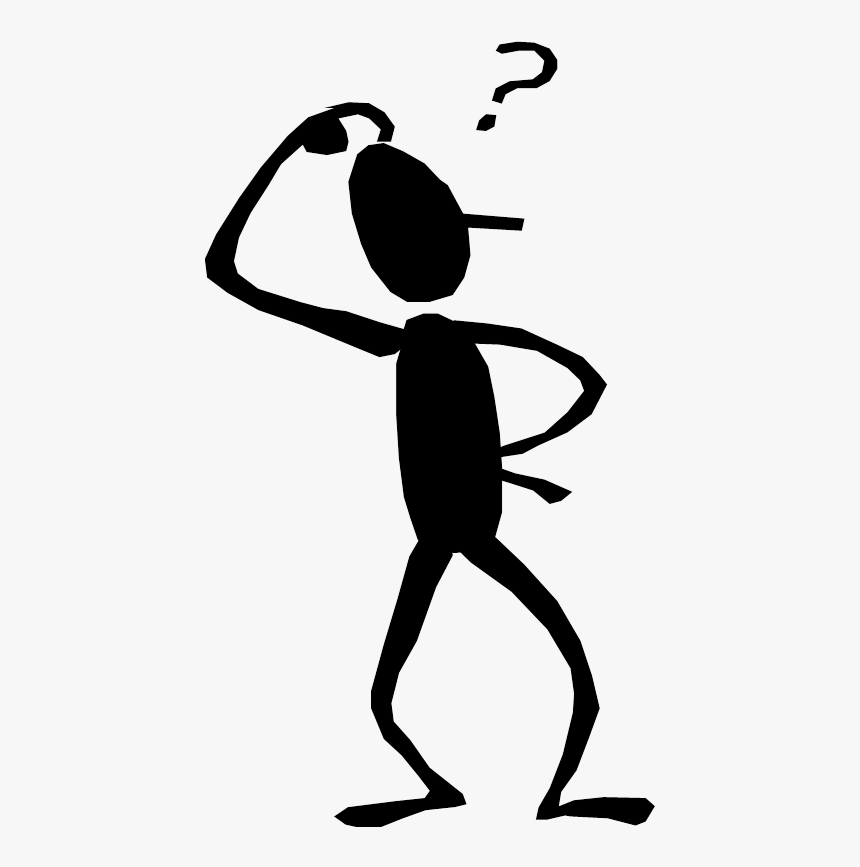 Do You Care If - Question Mark Stick Figure, HD Png Download ...