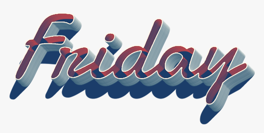Friday 3d Name Logo Png - Friday Logo Png, Transparent Png ...