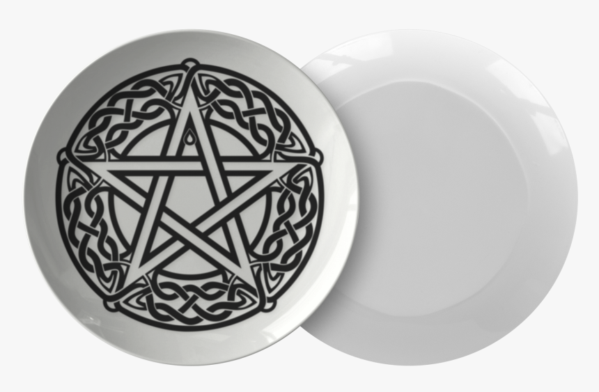 Wicca Pentacle Plate - Celtic Pentacle Design, HD Png Download ...