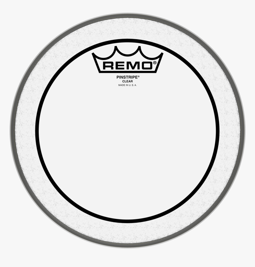 Remo Pinstripe - Remo Pinstripe Clear Tom Heads, HD Png Download ...