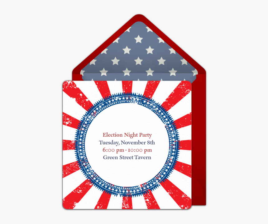 Election Theme Kitty Party Invitation, HD Png Download , Transparent ...