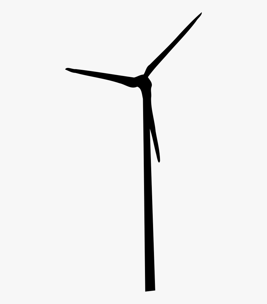 Wind Turbine Svg Clip Arts - Wind Turbine Vector Png, Transparent Png ...