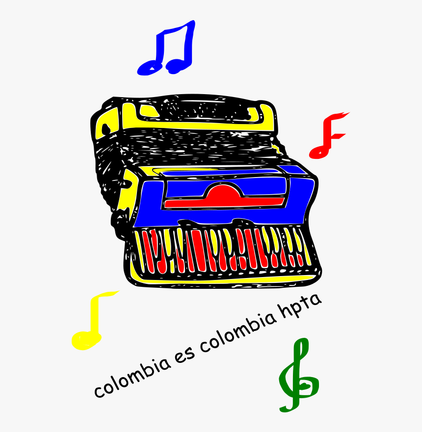 Acordion Colombiano - Accordion, HD Png Download , Transparent Png ...