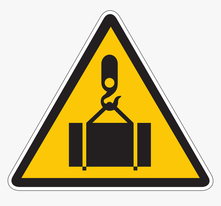 Overhead Crane Hazard Sign, HD Png Download , Transparent Png Image ...