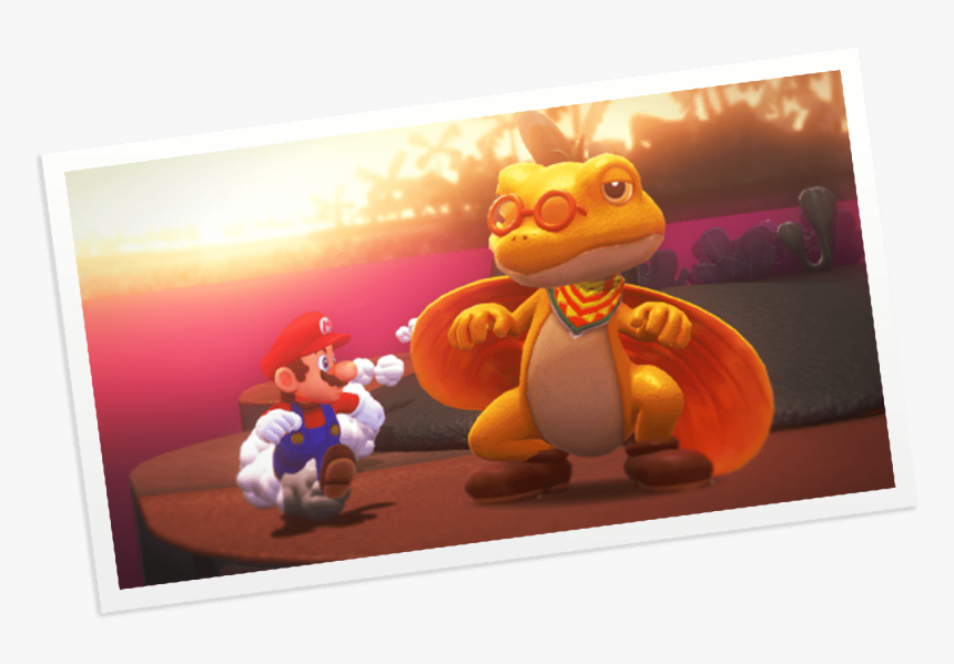 Mario Odyssey Flying Lizard, HD Png Download , Transparent Png Image ...