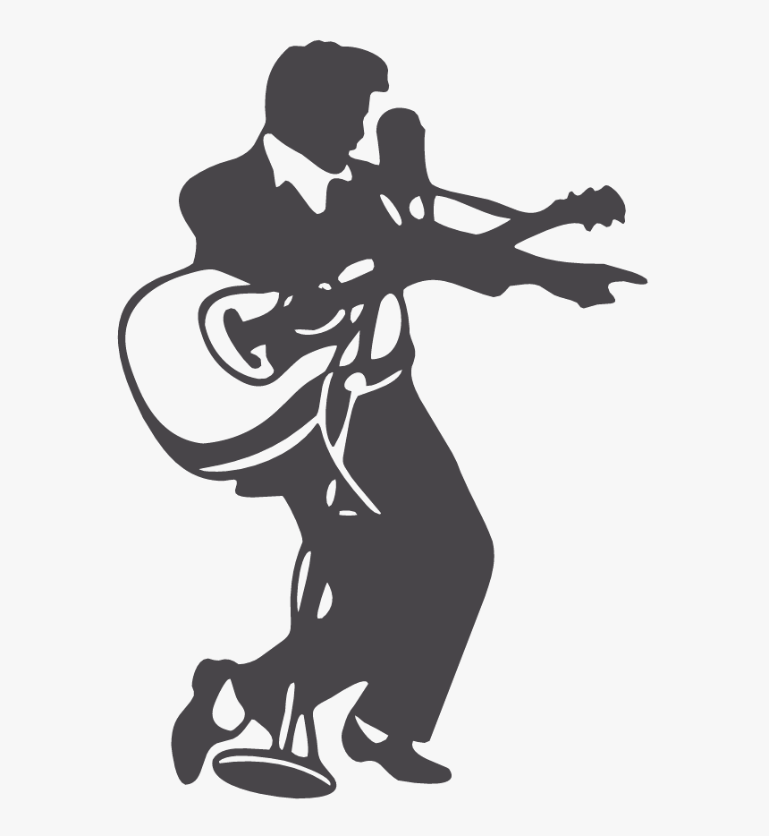 Elvis Silhouette Clipart, HD Png Download , Transparent Png Image - PNGitem