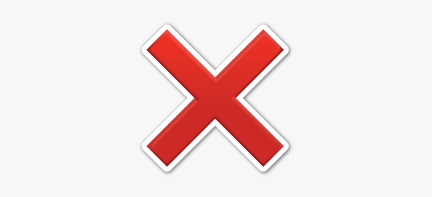 #wrong - Red X Modern, HD Png Download , Transparent Png Image - PNGitem