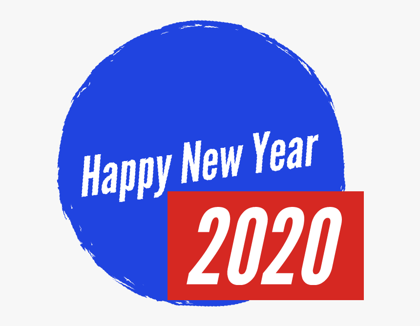 Happy New Year 2020 Transparent Png Image Free Greetings - Circle, Png ...