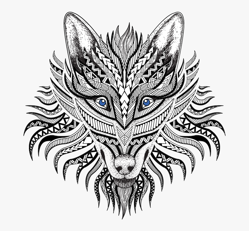 Wolf Maori Style, HD Png Download , Transparent Png Image - PNGitem
